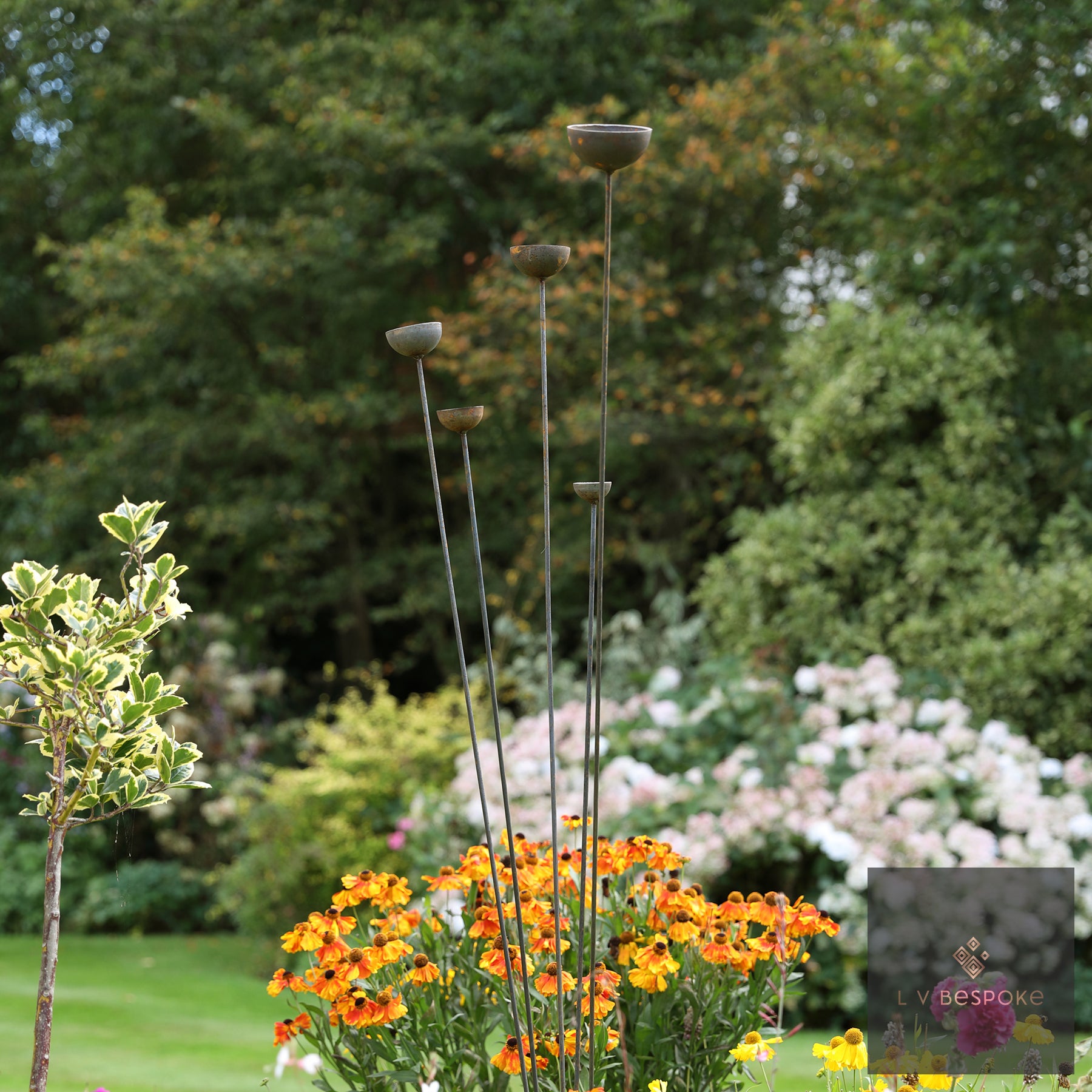 Cluster of 5 cups or balls, feature piece, available in 2 heights | L V ...